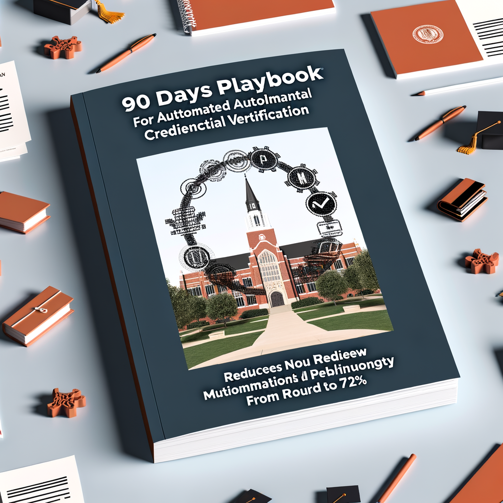 90 Day Playbook for Automated Credential Verification That Cuts Manual ...